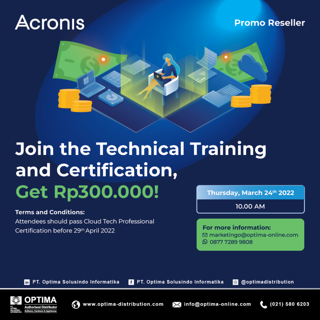 Webinar Acronis For Reseller - Optima Solusindo Informatika